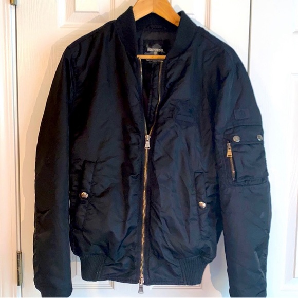 Express | Jackets & Coats | Express Mens Jacket Size Small Navy Blue ...